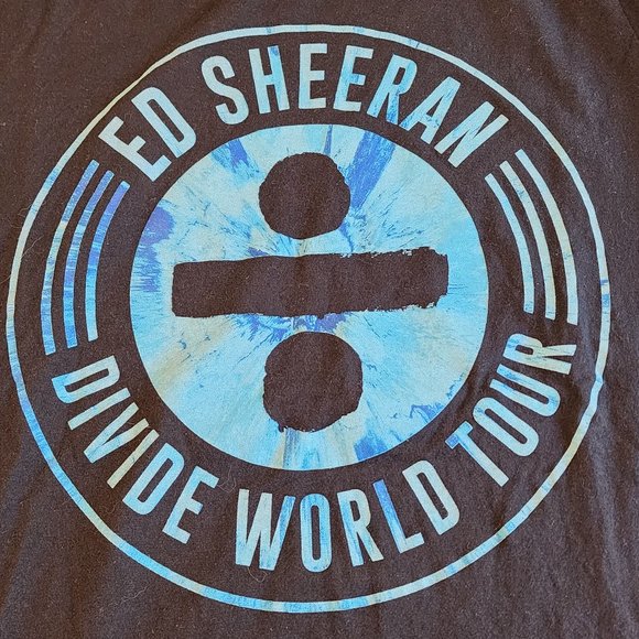 Unbranded | Tops | Ed Sheeran Divide World Tour Tshirt Size M 0 Cotton ...
